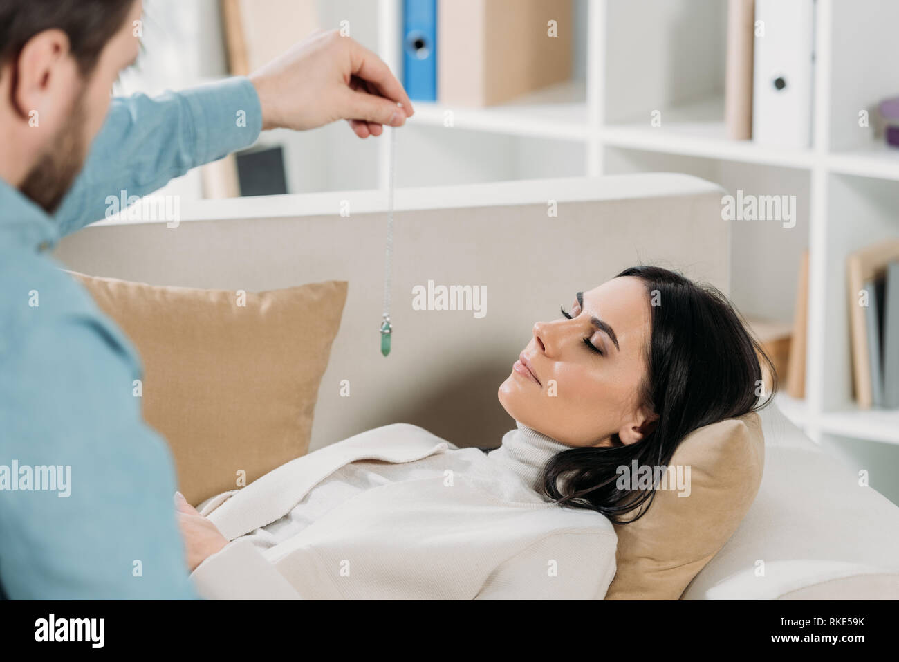 Hypnotising hi-res stock photography and images - Alamy