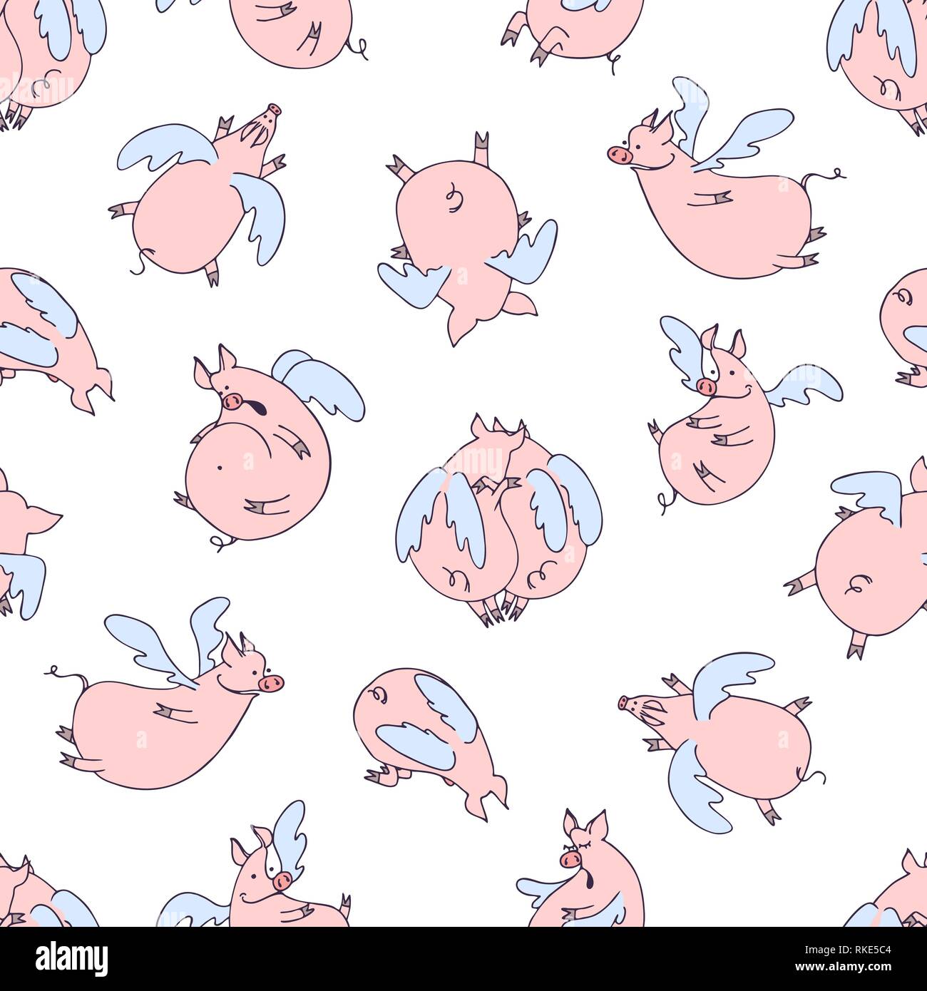 Flying Pigs Wallpaper