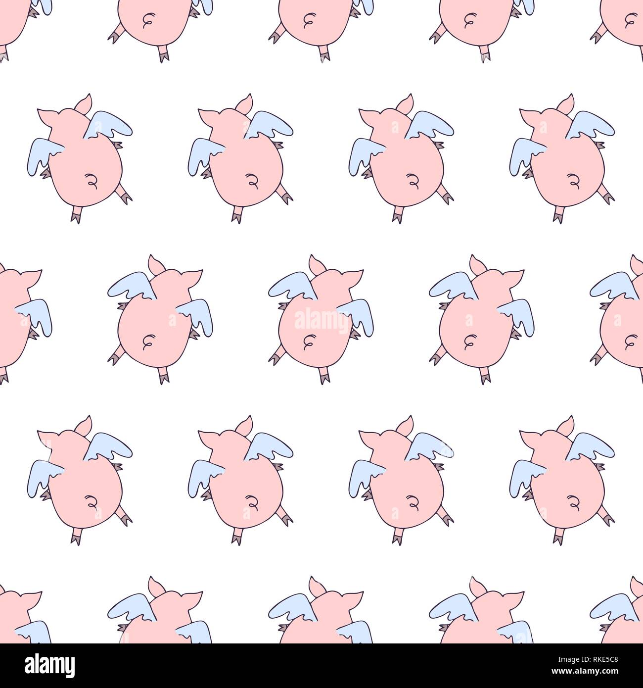 Flying Pigs Wallpaper