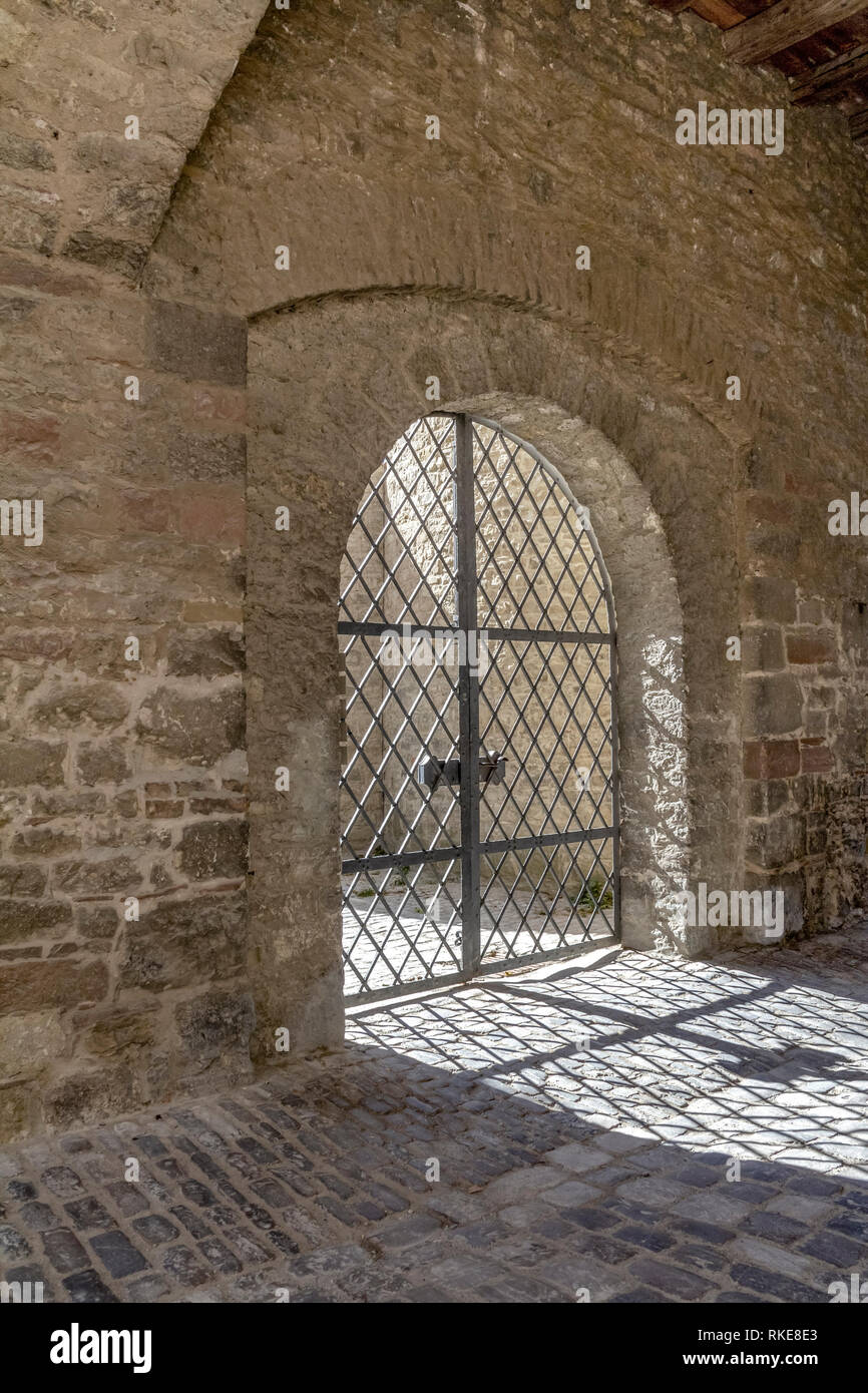 Old latticed gate hi-res stock photography and images - Alamy