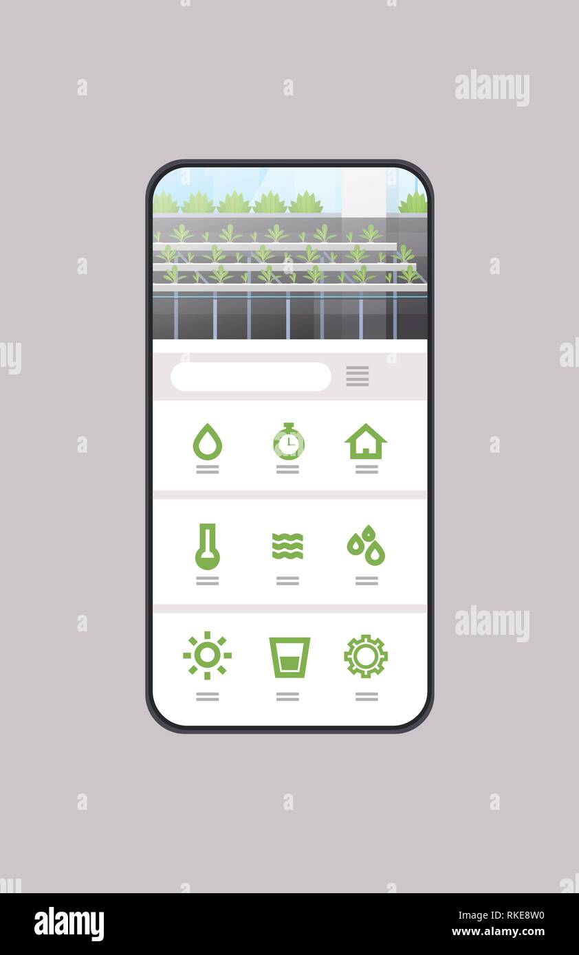 smart control farming system mobile application organic hydroponic ...