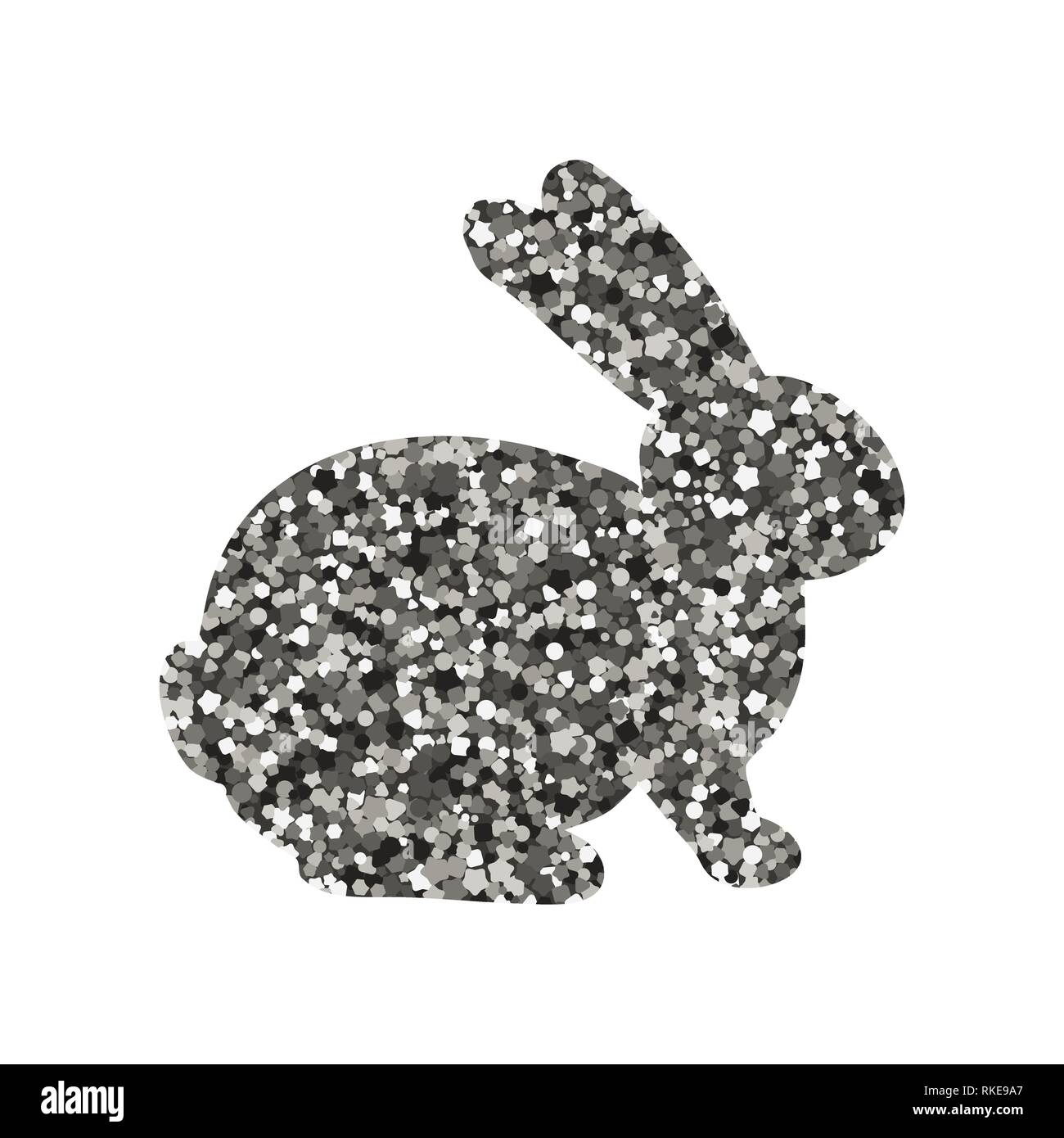 Silver tinsel image Stock Vector Images - Alamy
