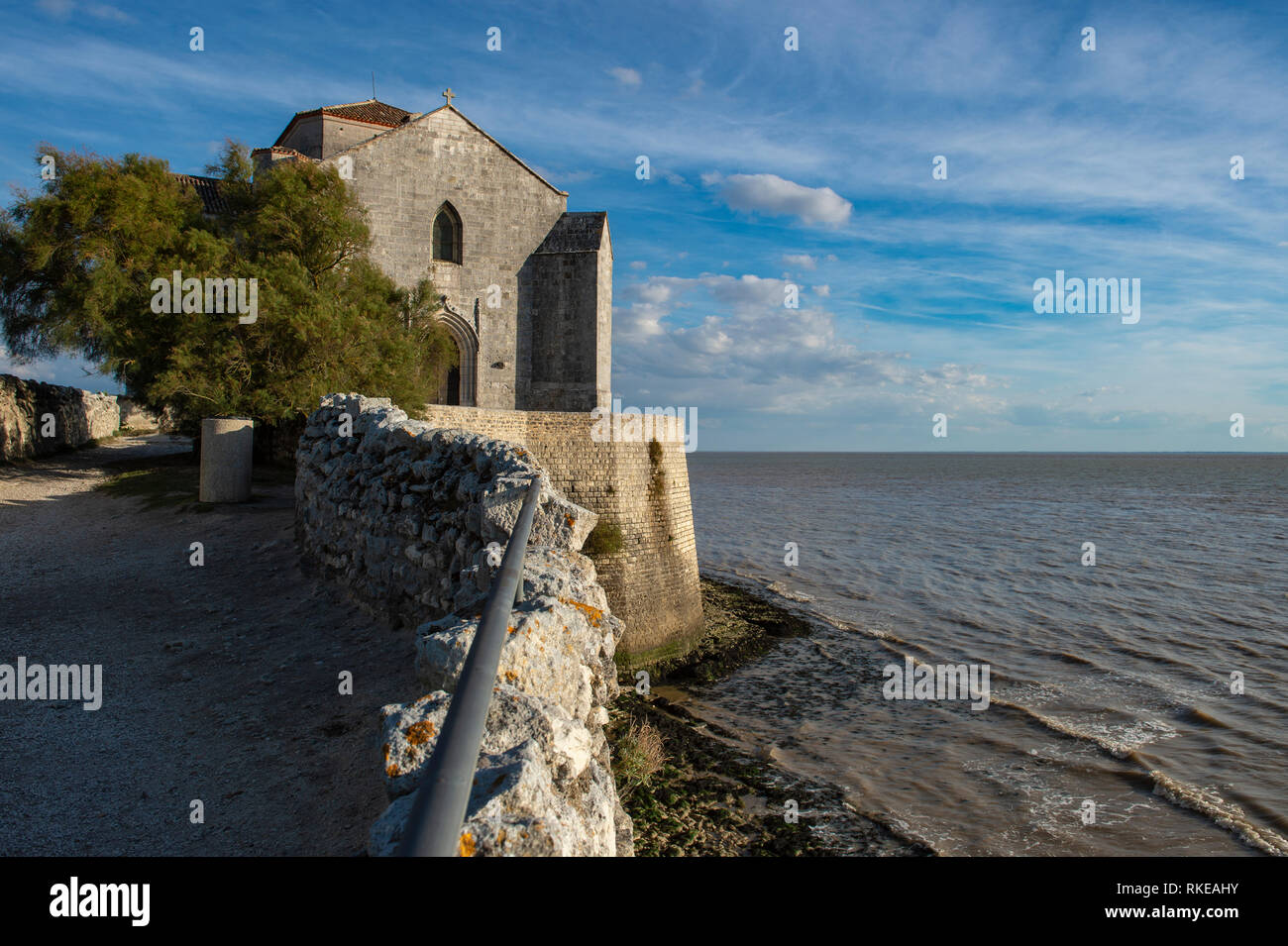 Sainte-Radegonde medieval Church, Talmont sur Gironde, Charente ...