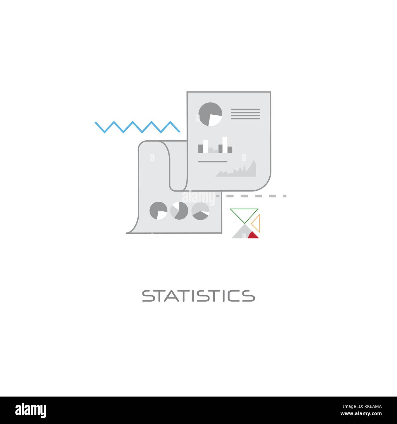 statistics analysis results document concept financial graph diagram ...