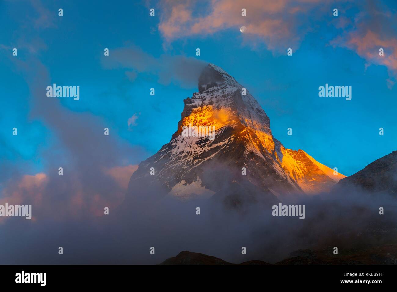 Matterhorn zermatt switzerland mountain swiss alps hi-res stock ...