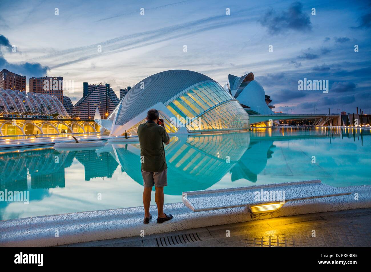 Santiago calatrava valencia architecture hi-res stock photography and ...