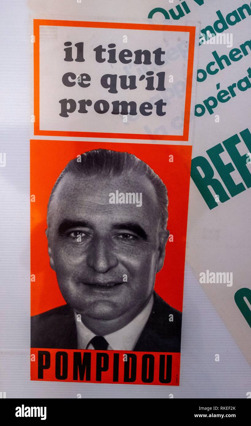 Pompidou georges president hi-res stock photography and images - Alamy