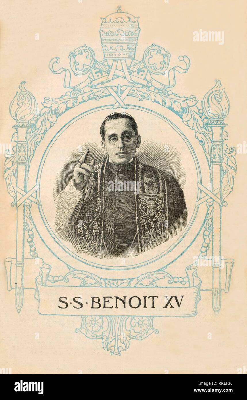 Pope benedict xv hi-res stock photography and images - Alamy
