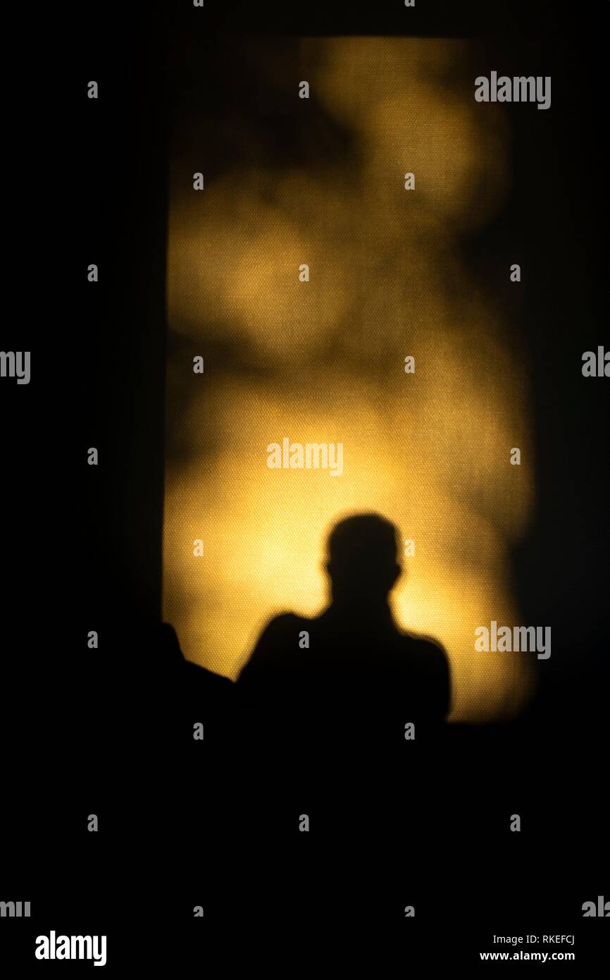 One person shadow hi-res stock photography and images - Alamy