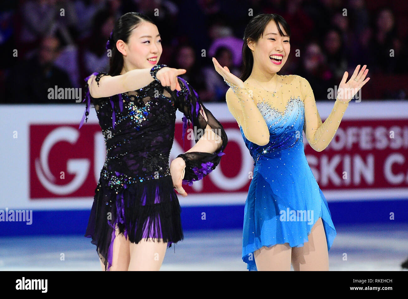 Anaheim Usa 10th Feb 2019 Rika Kihira Jpn Mai Mihara Jpn