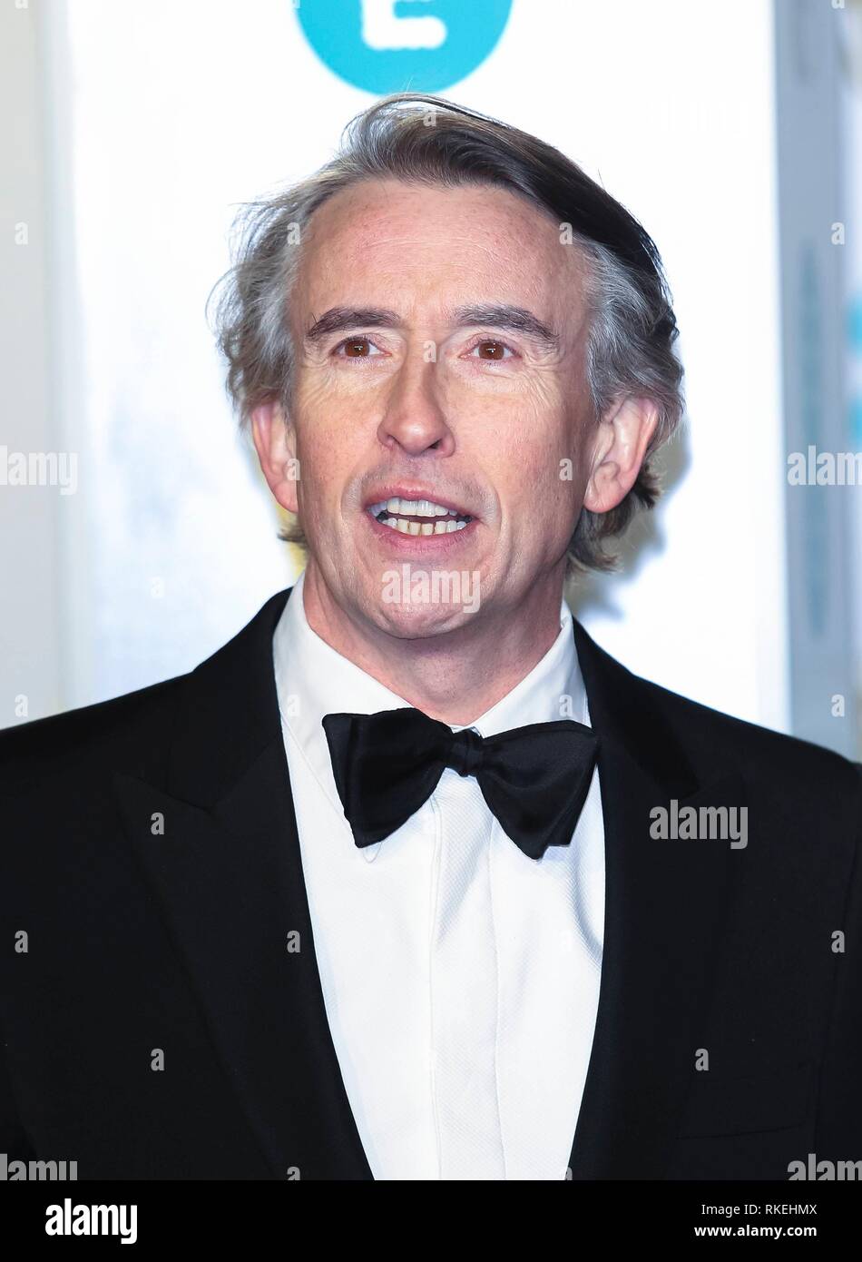 London, UK. 10th Feb, 2019. Steve Coogan attends the British Academy ...