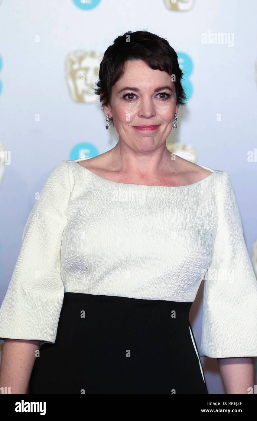 London, UK. 10th Feb, 2019. Olivia Colman attends the British Academy ...