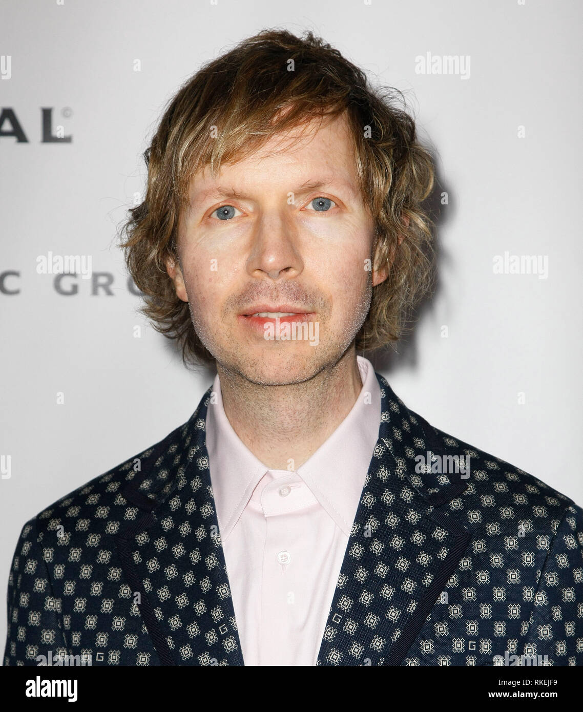 Los Angeles, California, USA. 10th Feb, 2019. Beck attends Universal ...