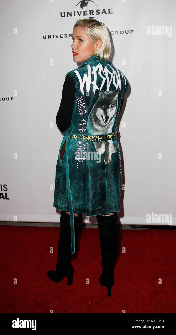 Los Angeles, California, USA. 10th Feb, 2019. Grace Weber attends ...