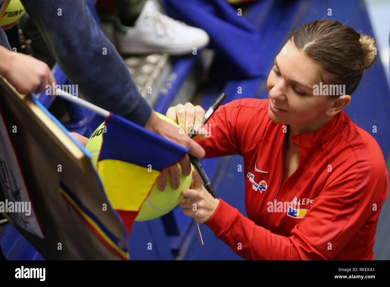 Simona halep winning hi-res stock photography and images - Alamy