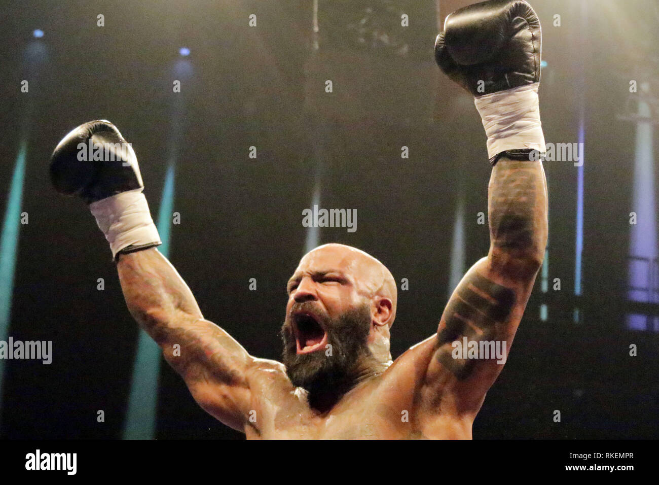 Berlin, Germany. 9th Jan, 2016. Ryan FORD (CAN). World Boxing Council ...