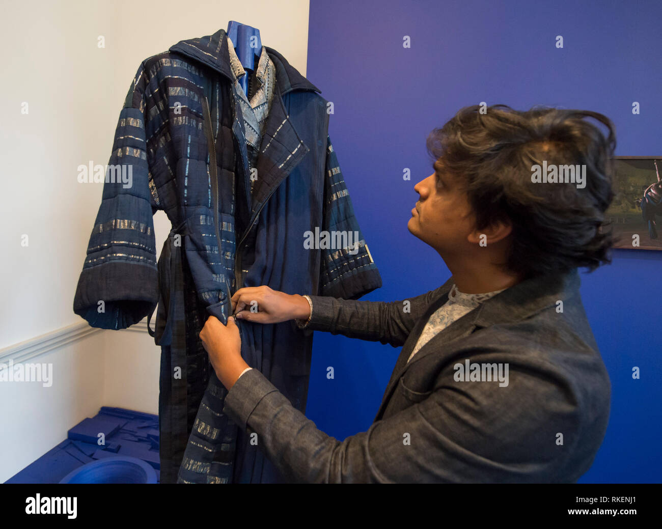 Indian fashion designer naushad ali hi-res stock photography and images ...