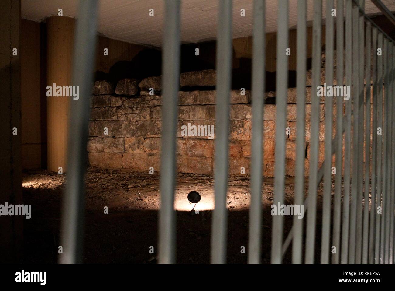 Athens, Greece. 11th Feb, 2019. At the basement of a bank in central ...