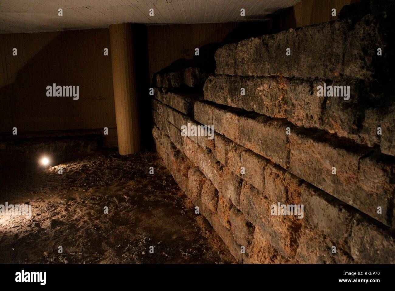 Athens, Greece. 11th Feb, 2019. At the basement of a bank in central ...