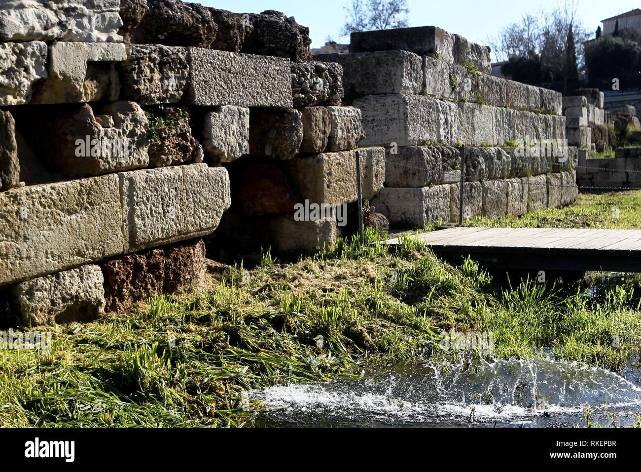 Athens, Greece. 11th Feb, 2019. The ancient site of Kerameikos was ...