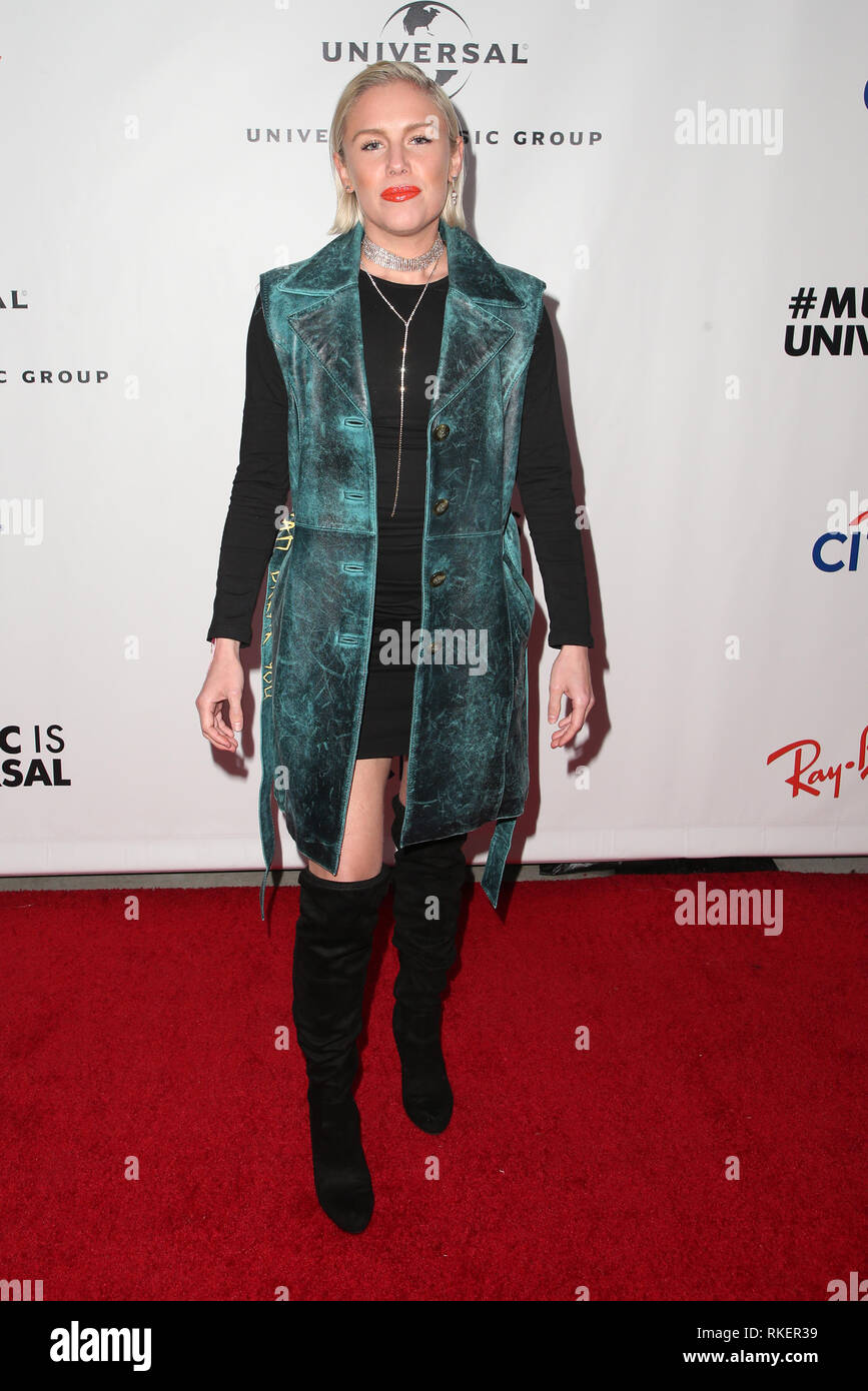 Los Angeles, Ca, USA. 10th Feb, 2019. Grace Weber at the Universal ...