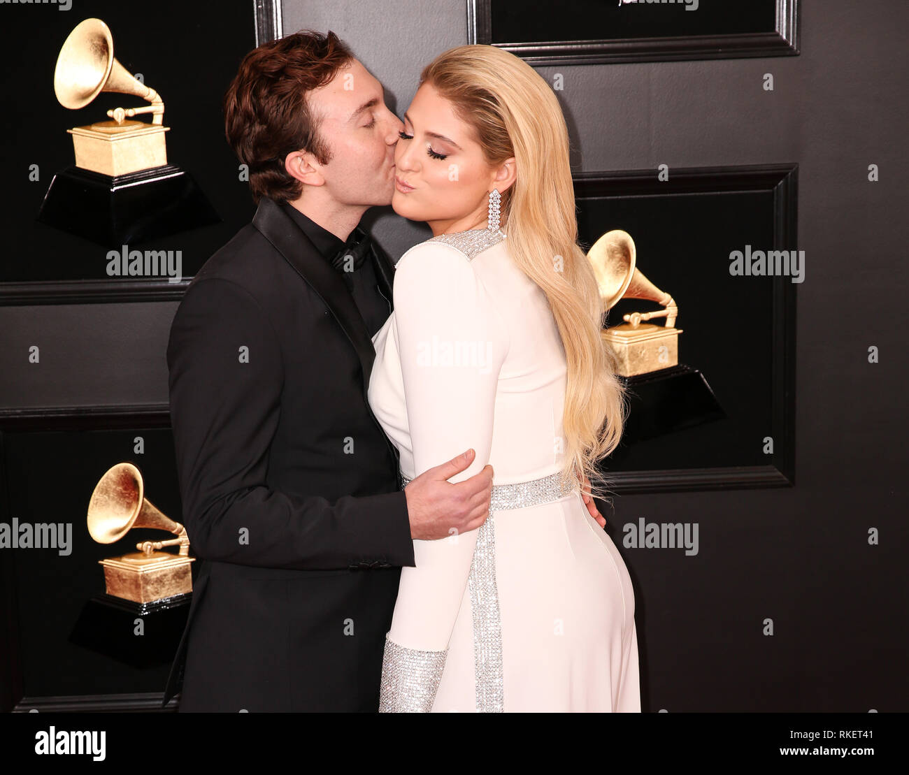 Meghan trainor and husband hi-res stock photography and images - Alamy