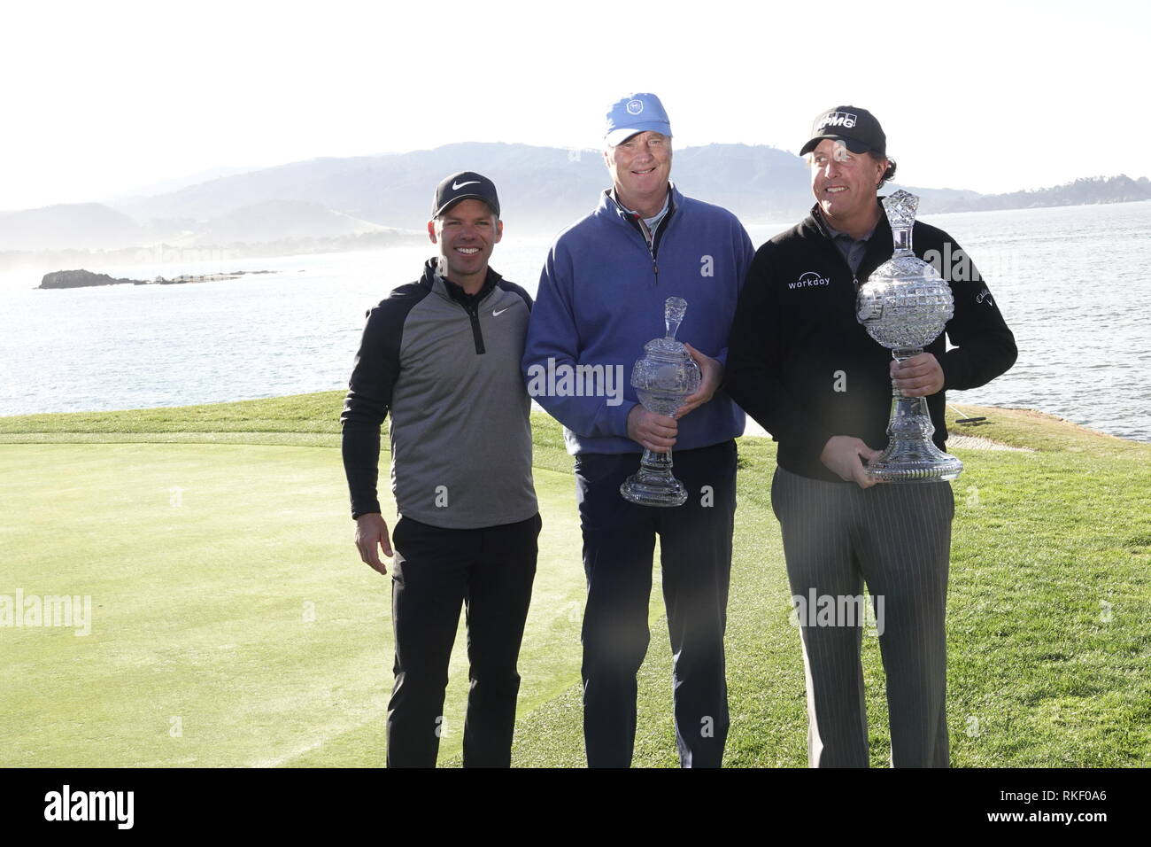 Pebble Beach Golf Links, California, USA. 11th February, 2019 Pebble ...