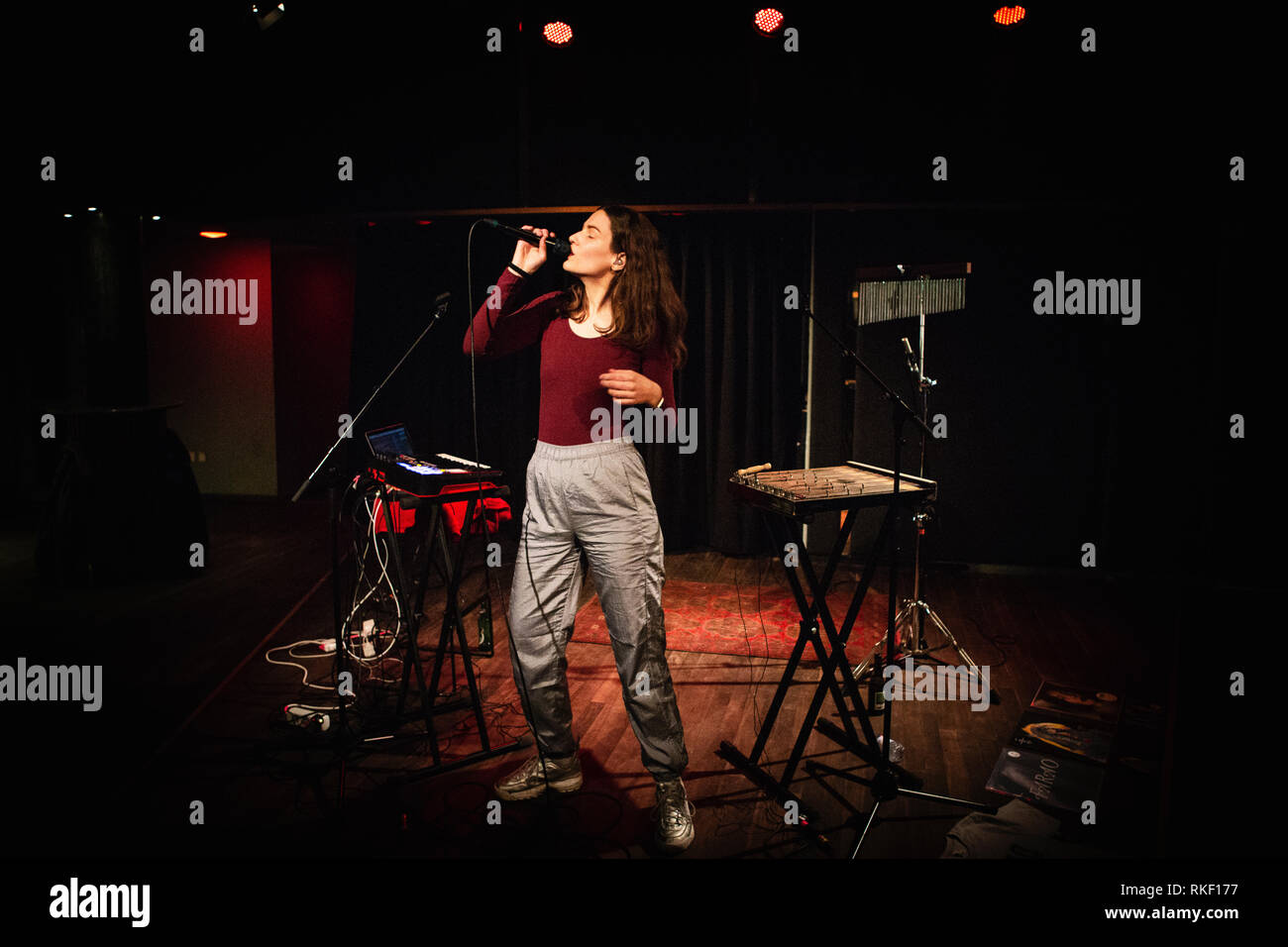 Denmark, Copenhagen - February 08, 2019. The Norwegian singer ...