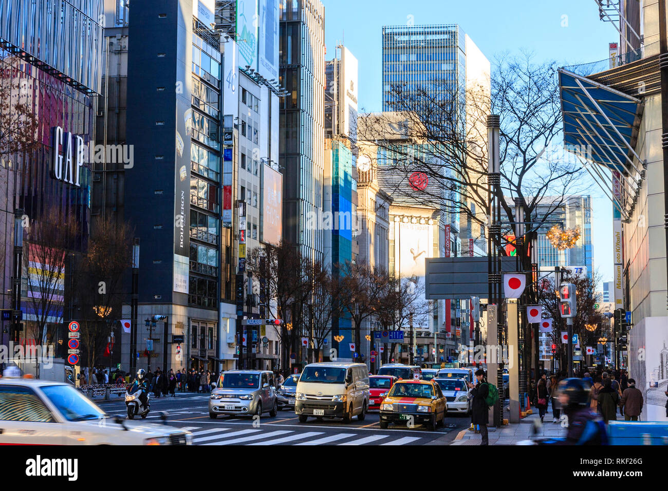 Ginza chuo dori chuo tokyo hi-res stock photography and images - Alamy
