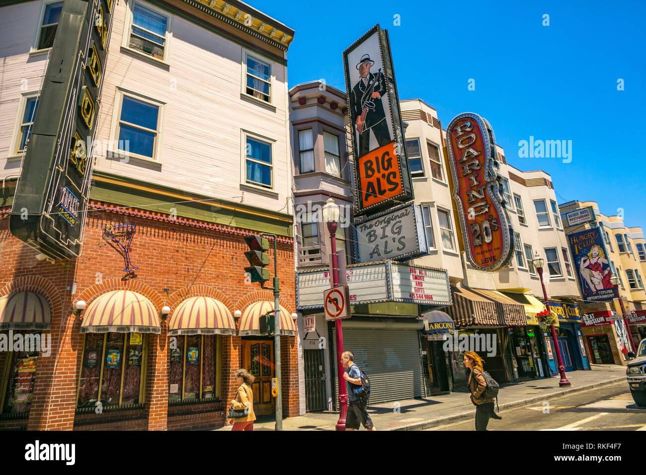Little italy, san francisco, california hi-res stock photography and ...