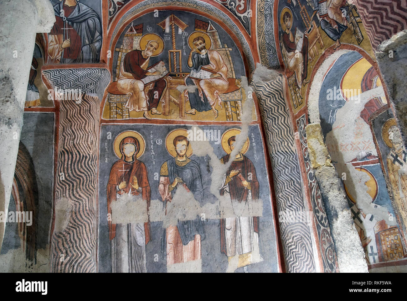 Karanlik kilise dark church 11th century hi-res stock photography and ...