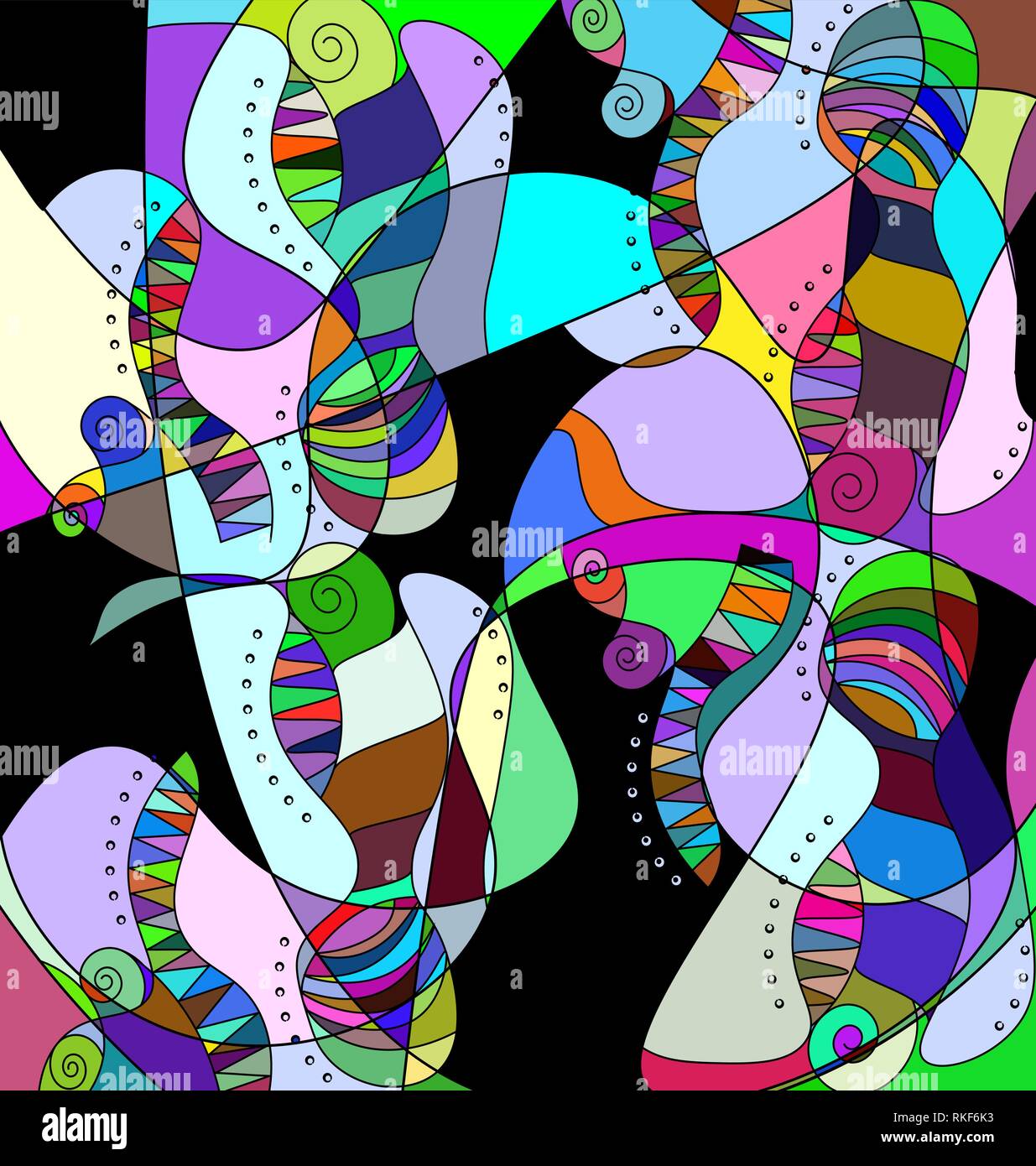 abstract background image of the colored clutter Stock Vector Image ...