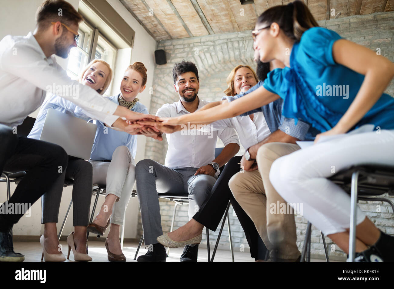 Group women working office hi-res stock photography and images - Alamy