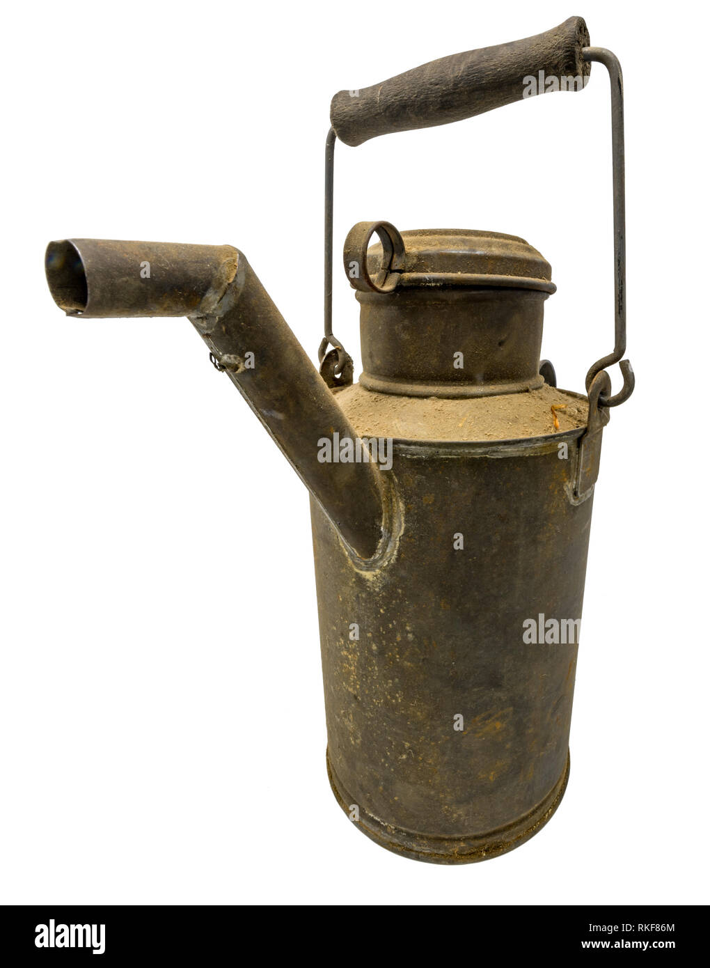 Old rusty watering can on hi-res stock photography and images - Alamy