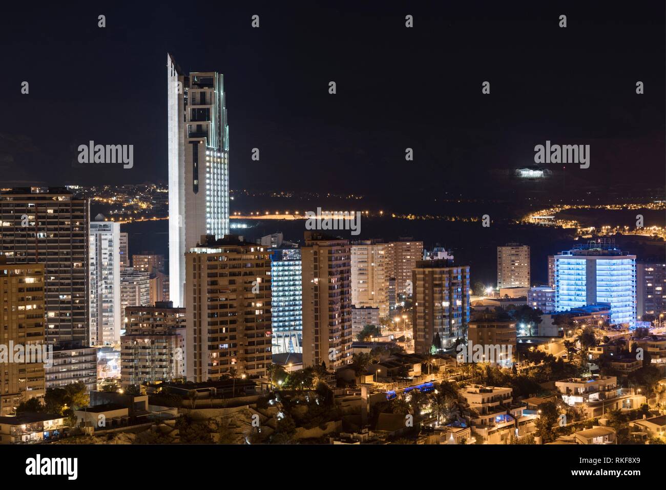 Spain valencia benidorm aerial hi-res stock photography and images - Alamy