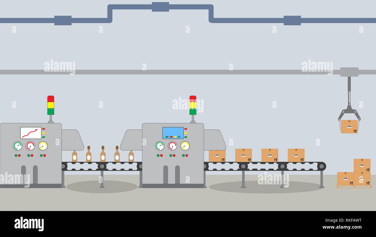 Cartoon process control hi-res stock photography and images - Alamy