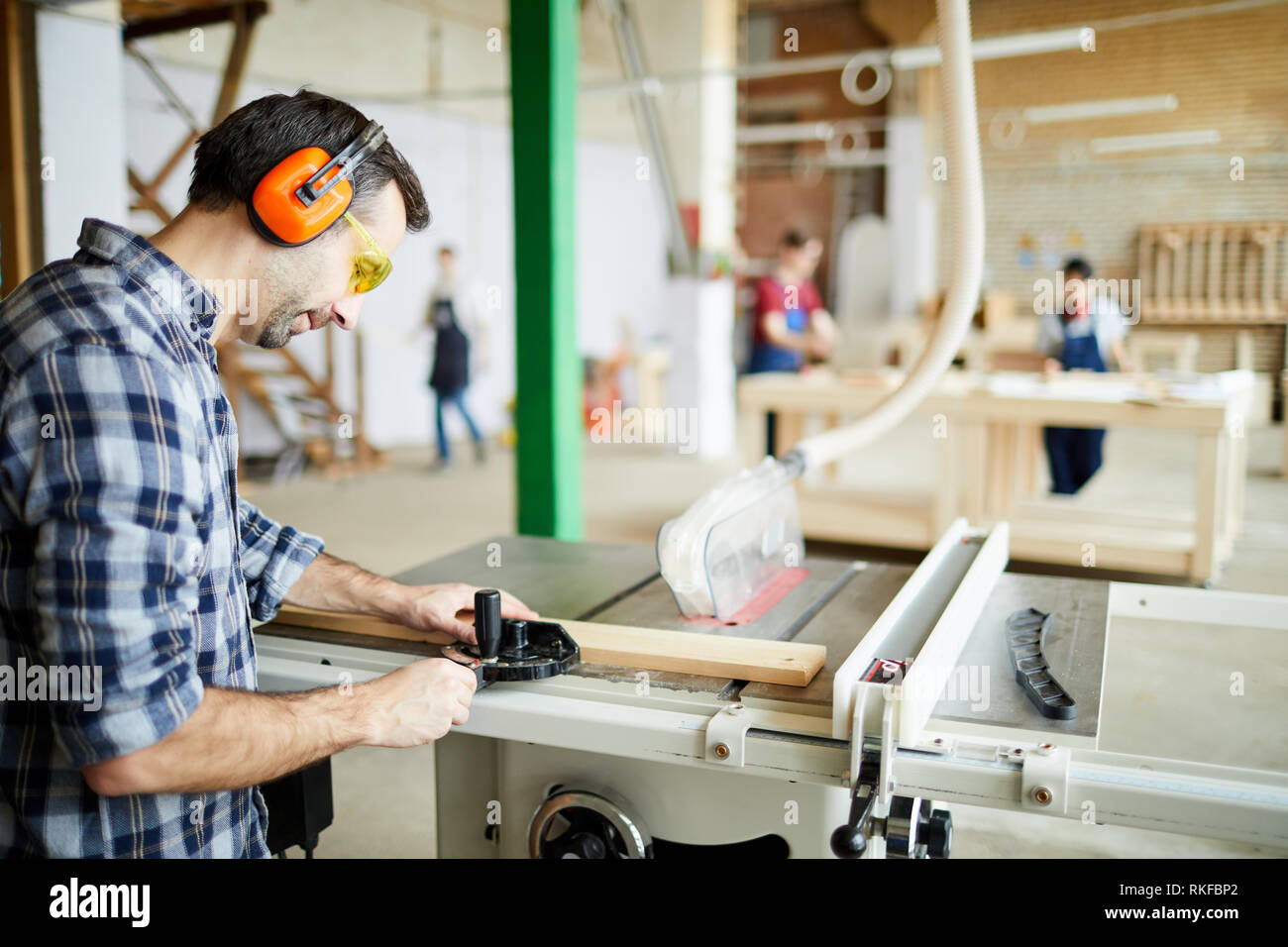 Measuring detail before cutting Stock Photo - Alamy