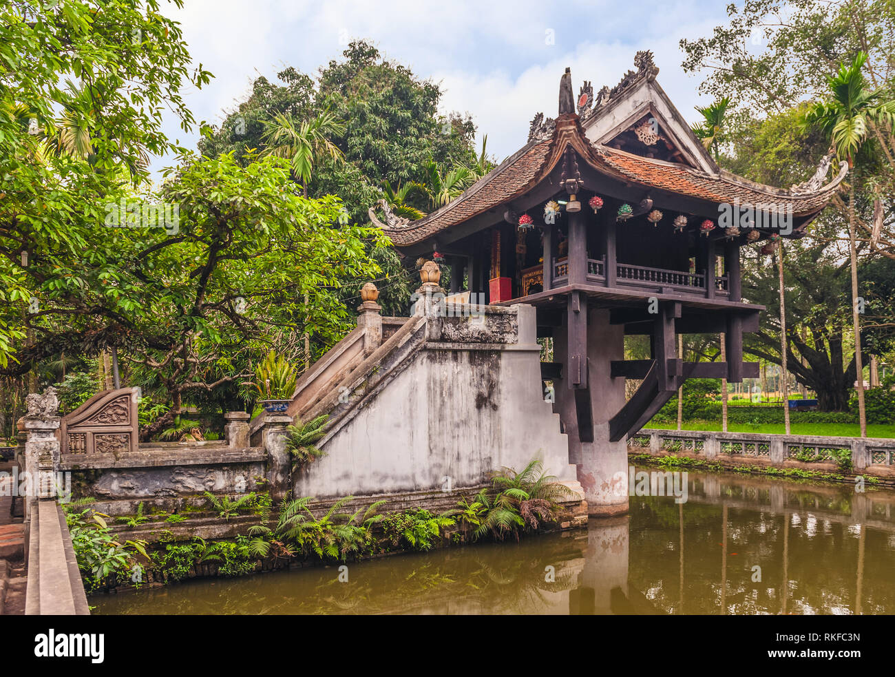 One Pillar Pagoda in Hanoi, Vietnam Stock Photo - Alamy