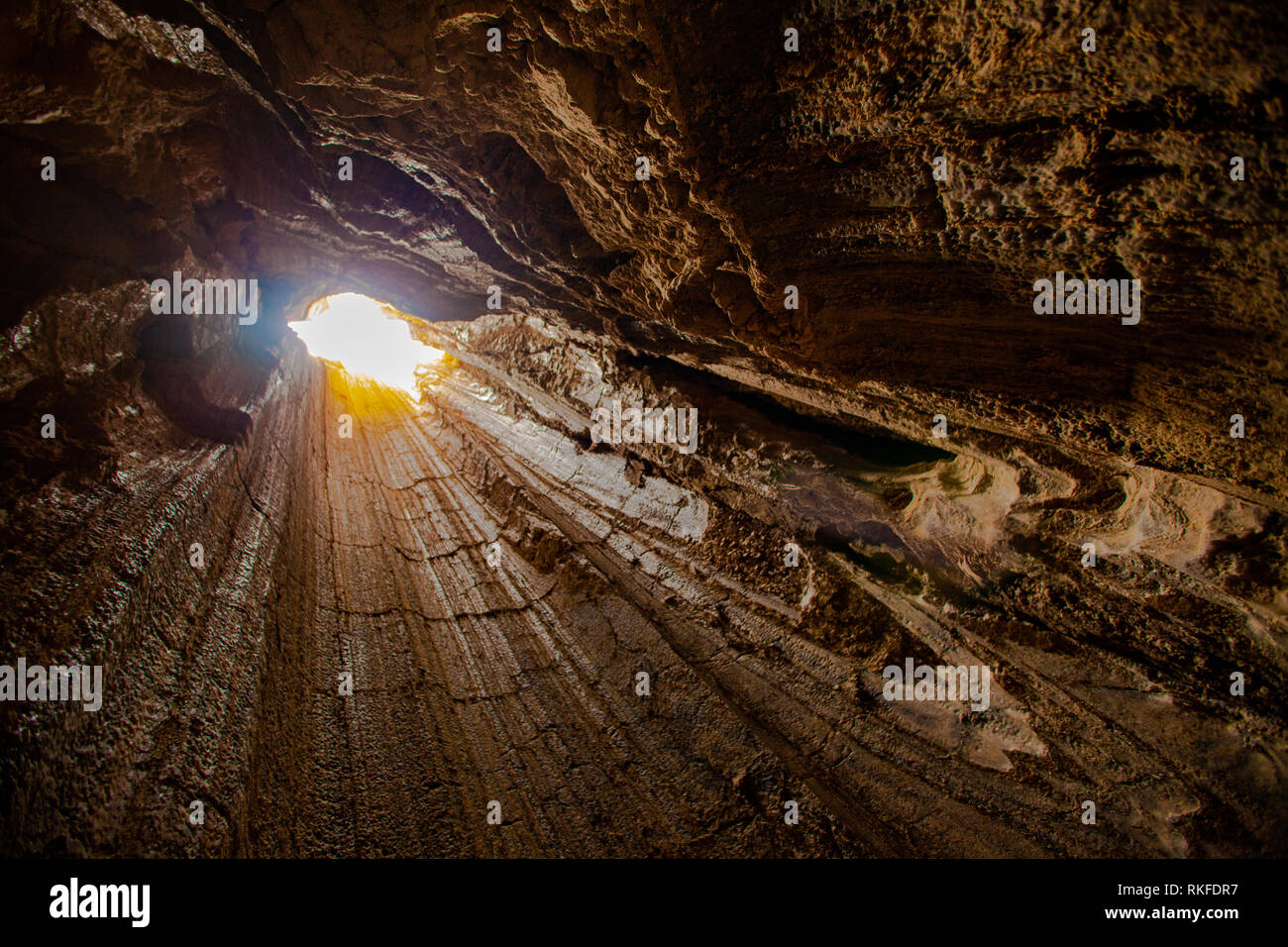 Salt cave in Mount Sodom Stock Photo - Alamy