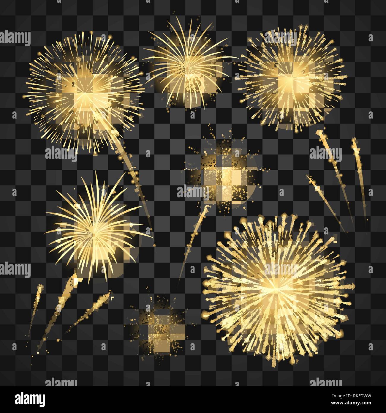Yellow Festival fireworks. Colorful carnival fireworks holiday ...