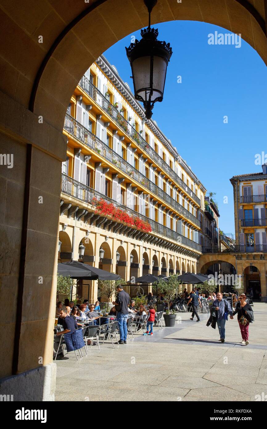 Plaza de san sebastian de la constitucion hi-res stock photography and ...
