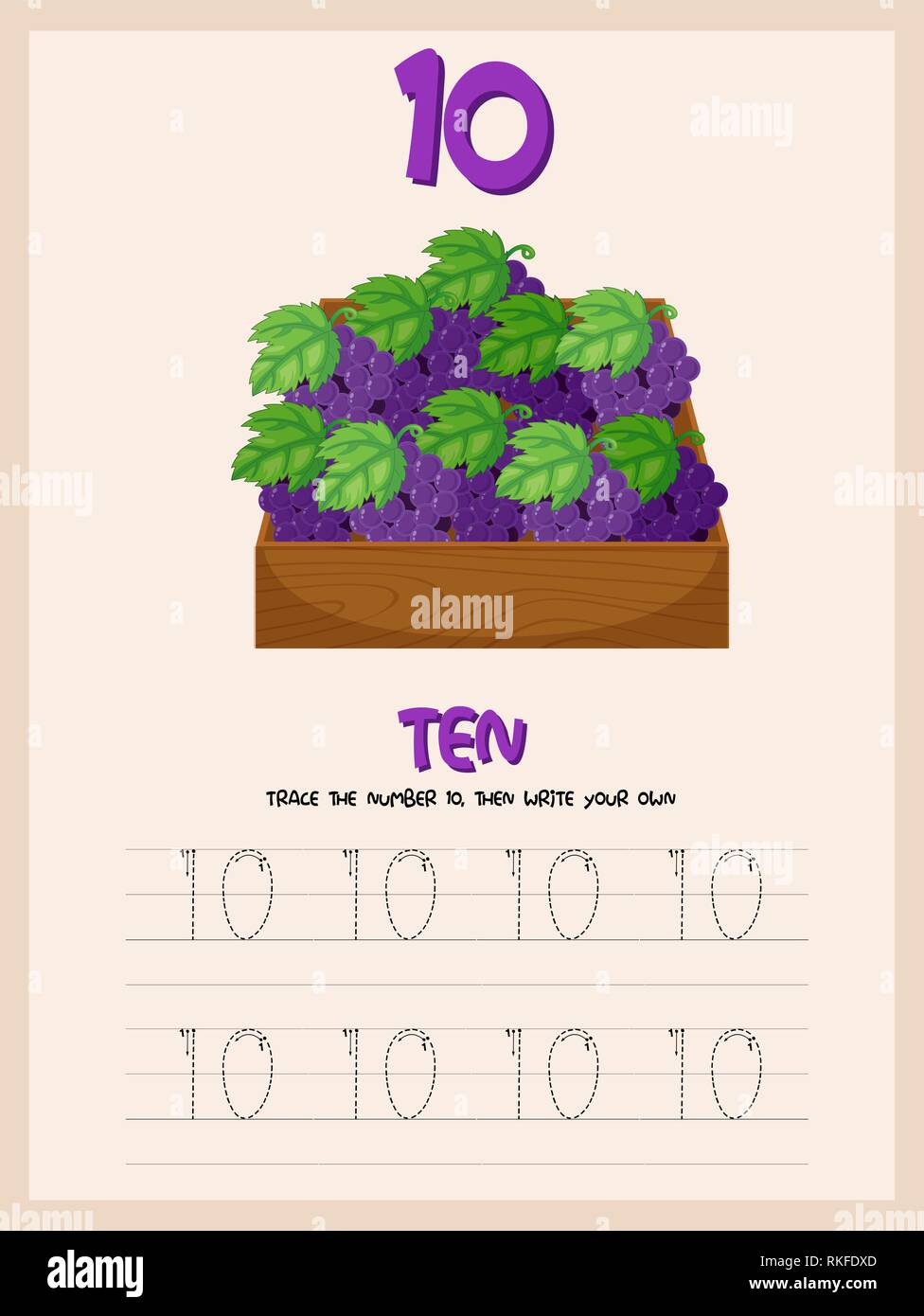 The number ten Stock Vector Images - Alamy