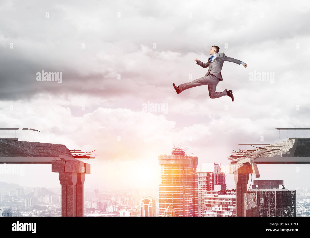 Problem and difficulties overcoming concept Stock Photo - Alamy
