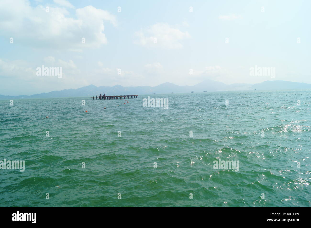 Shenzhen, China: the sea scenery of shekou port Stock Photo - Alamy