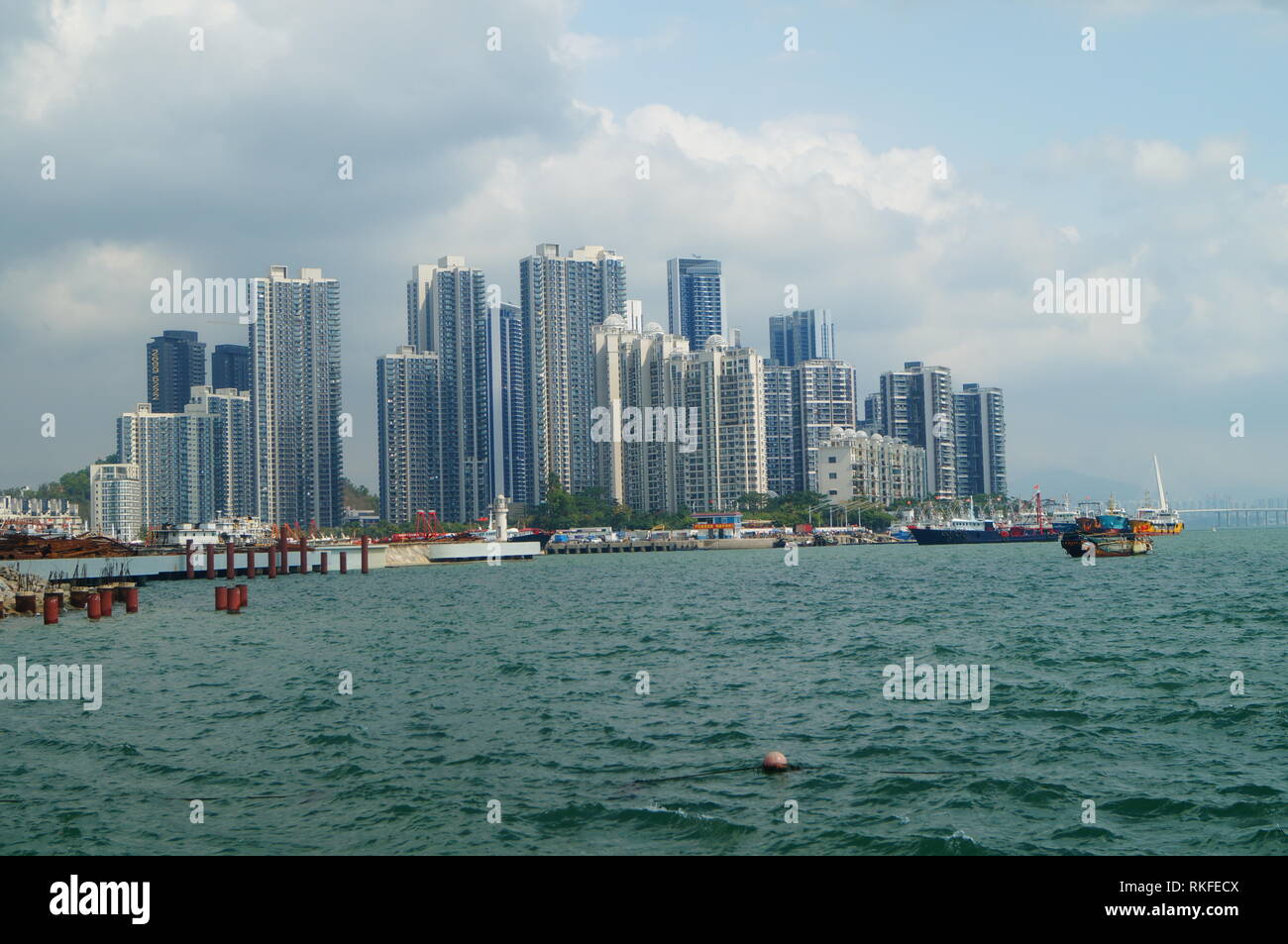 Shenzhen, China: the sea scenery of shekou port Stock Photo - Alamy