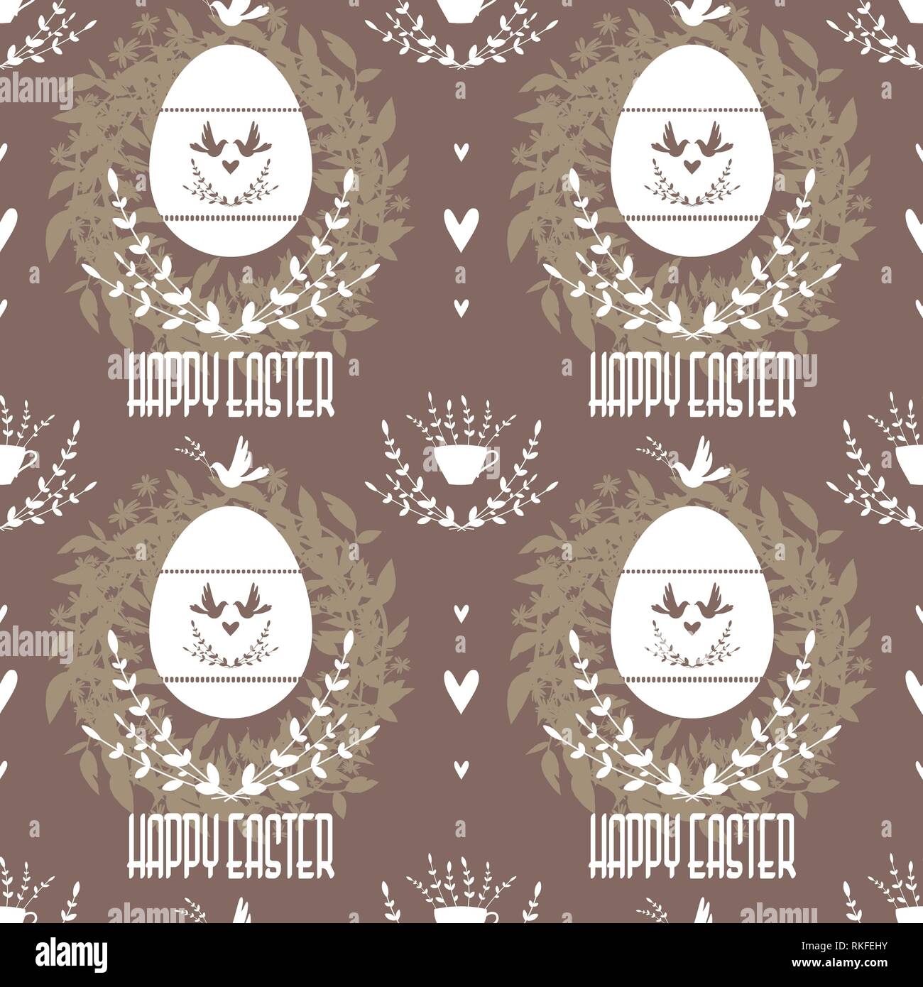 Seamless easter backdrop hi-res stock photography and images - Alamy