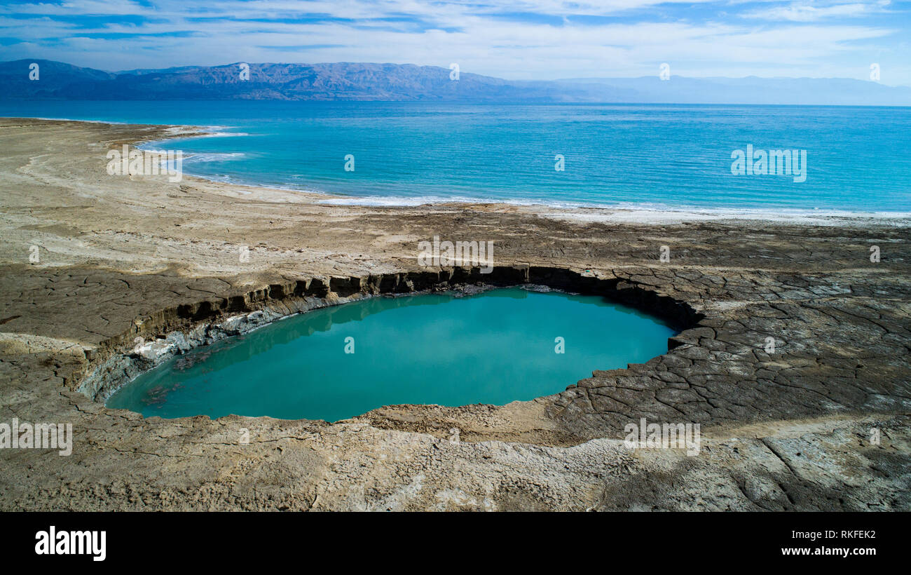 Dead sea aerial view hi-res stock photography and images - Alamy