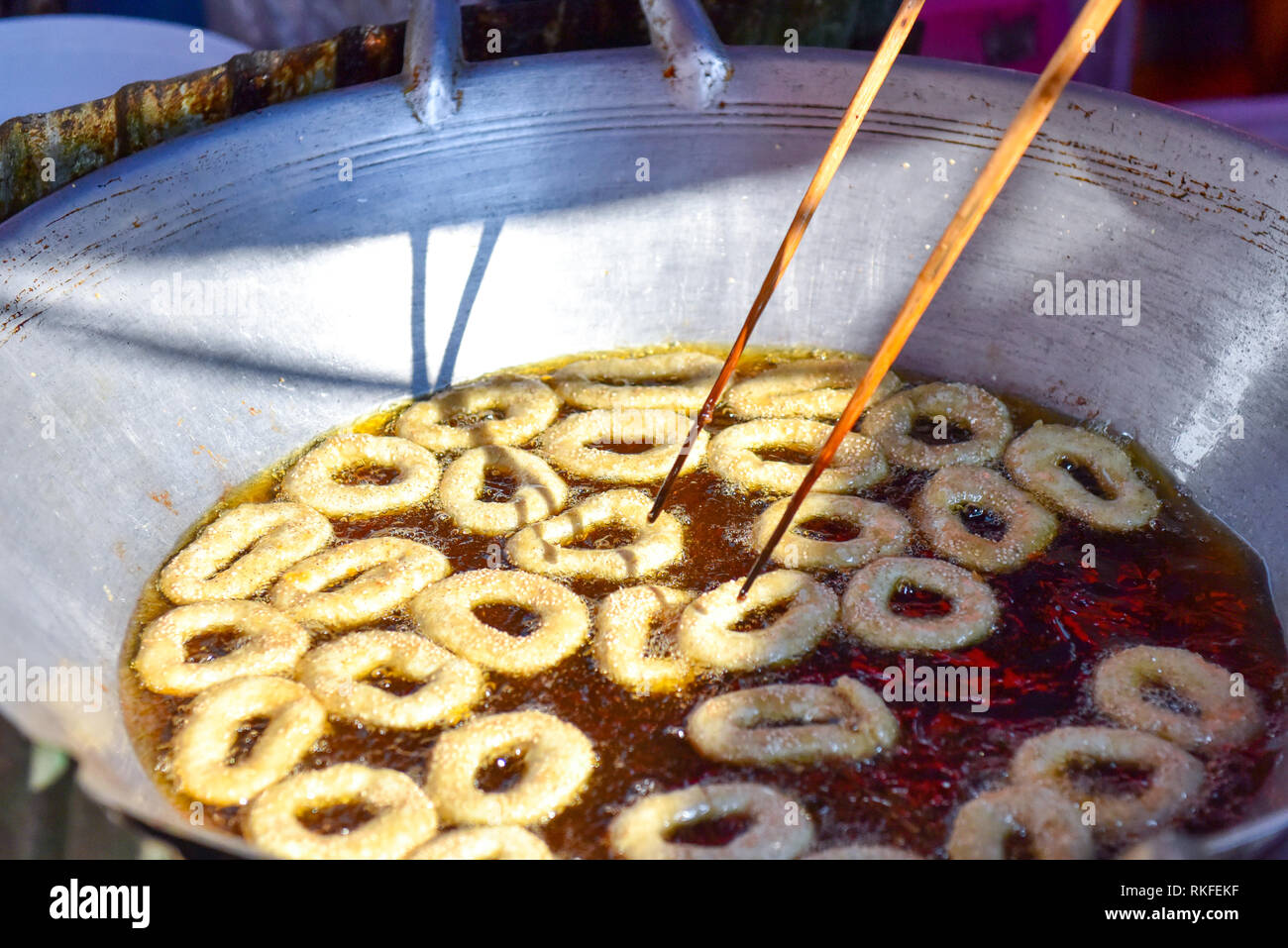 Thai doughnuts hi-res stock photography and images - Alamy