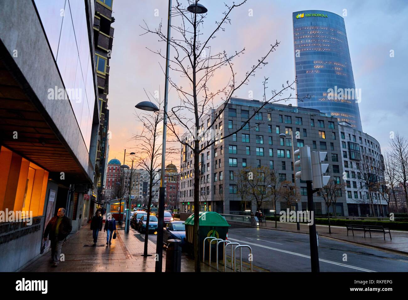 Bilbao iberdrola tower hi-res stock photography and images - Alamy