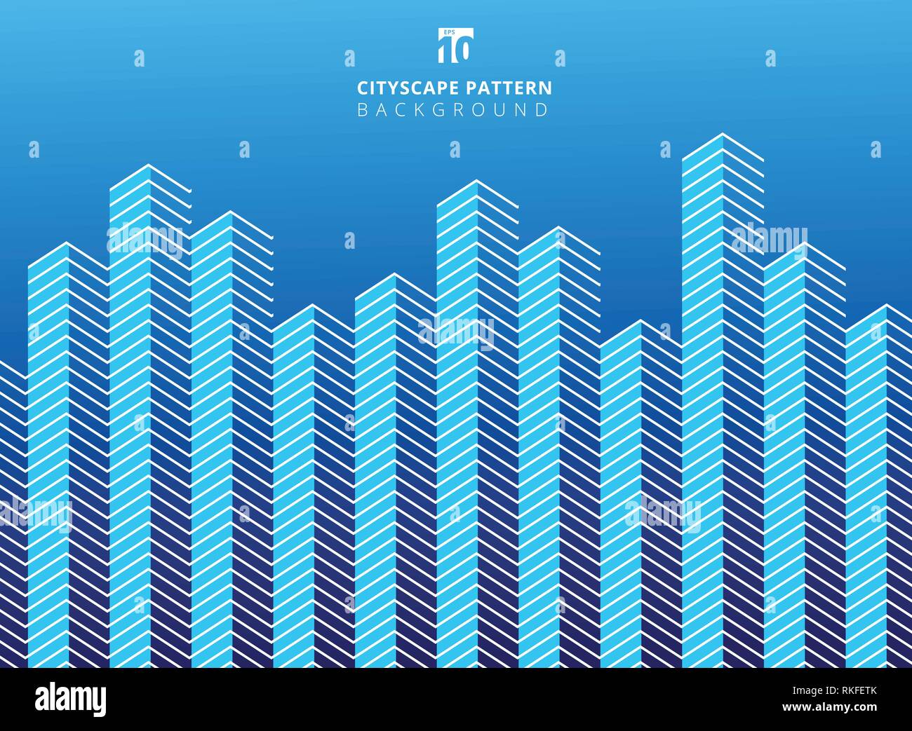 Triangle towers Stock Vector Images - Alamy